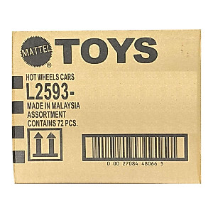 Mattel Hot Wheels 72 Count Random Case Basic Die-Cast Toy Cars