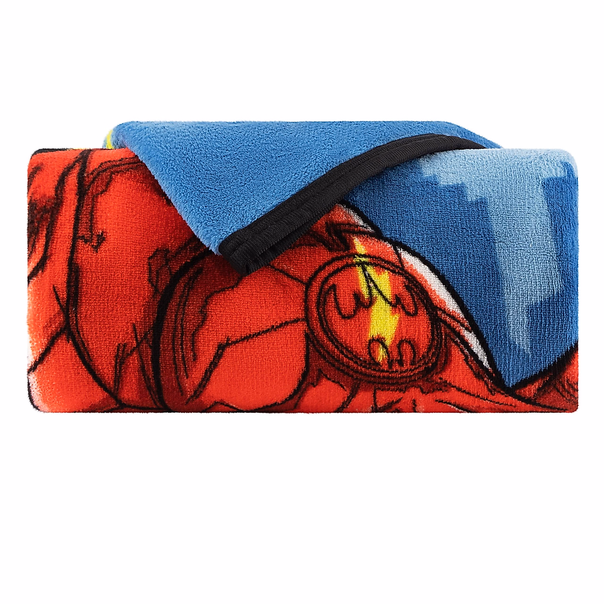 Franco WB The Flash Movie Kids Bedding Super Soft Micro Raschel Throw, 46 in x 60 in, (Official Licensed Product)