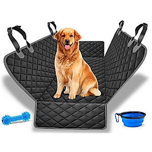 **Fire Sale!** Backyardpet Dog car seat Cover for Back seat, 100% Waterproof, Scratchproof, Nonslip Dog Hammock and Pet seat Covers Backseat, Travel Back seat Cover for Dogs for Cars