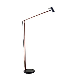 ADS360 AD9101-15 Crane LED Floor Lamp,Walnut/Black