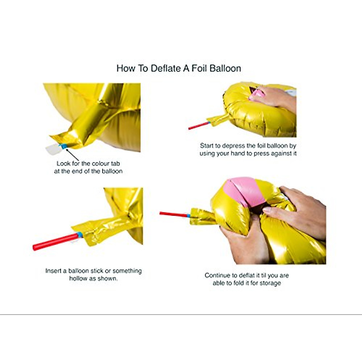 Happy Birthday Balloon Party - Set of 16 Pack Mylar Foil 18 Inch Helium Reusable Ballons For Congratulation Decoration Anniversary Festival Graduation Bouquet Gift Idea Engagement Celebration