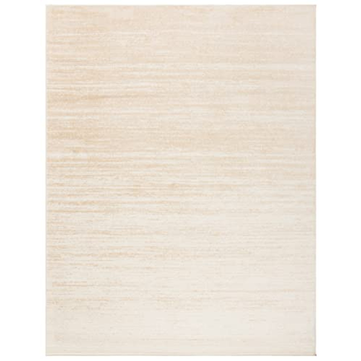 SAFAVIEH Adirondack Collection Area Rug - 8' x 10', Champagne & Cream, Modern Ombre Design, Non-Shedding & Easy Care, Ideal for High Traffic Areas in Living Room, Bedroom (ADR113W)
