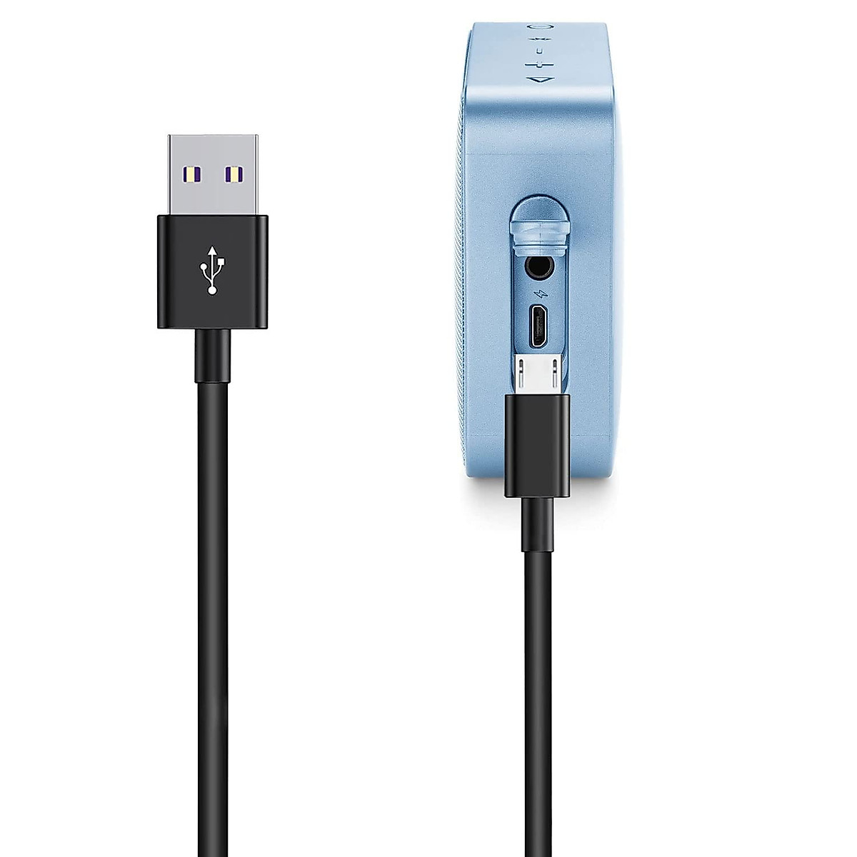 5Ft(60in) Micro USB Charger Cable for JBL Flip 4, Flip 3 ,Flip 2, JBL Charge 2+, Charge 3, JBL Pulse 2, Pulse 3, JBL Clip, Clip Plus, JBL Xtreme, JBL Go 2 Bluetooth Speaker Power Adapter Charging Cord