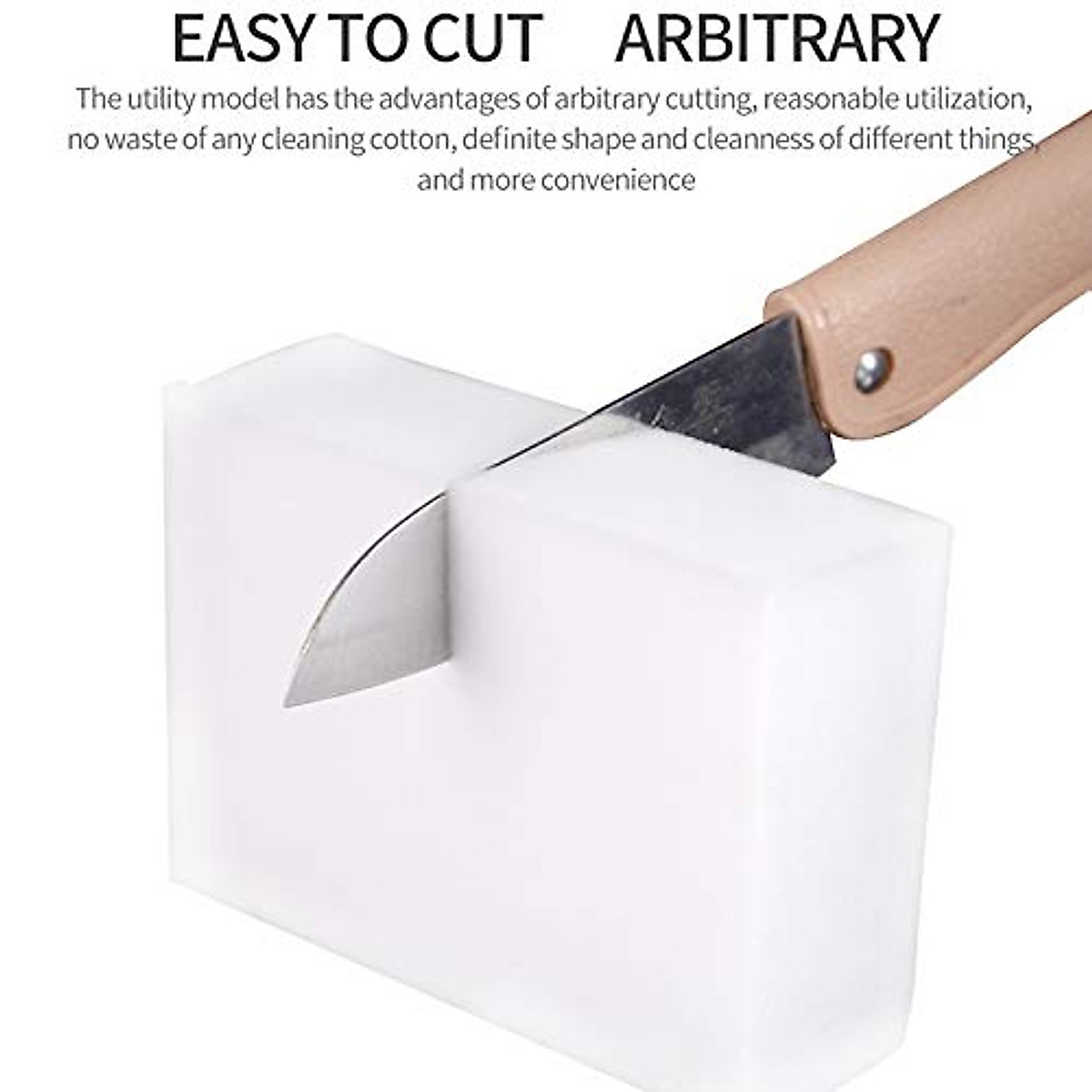 Dr.WOW (5Ct, 2-Pack Magic Cleaning Sponge 2X Compression, 2X Durable Extra Long Melamine Sponge Compression Type 4.33 * 3.15 * 0.79in