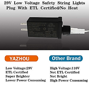 YAOZHOU Green Christmas String Lights 196.8Ft 600LED 8 Modes Green Fairy Decor Lights for Christmas, Holiday, Party, Outdoor,Indoor, Wedding, Garden(Green)