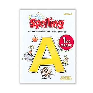 1st Grade Spelling Student Workbook Level A by A Reason For - First Graders Practice Workbooks for Words, Vocabulary & Comprehension Skills - Kids Help Books for Homeschool, Classroom, & Home