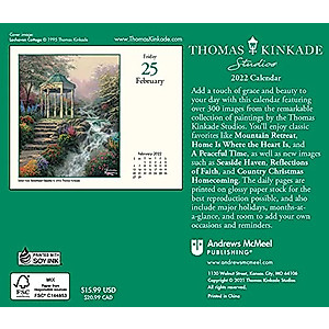 Thomas Kinkade Studios 2022 Day-to-Day Calendar