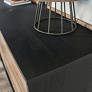 Sauder Acadia Way Modern 6-Drawer Dresser in Raven Oak, Raven Oak Finish