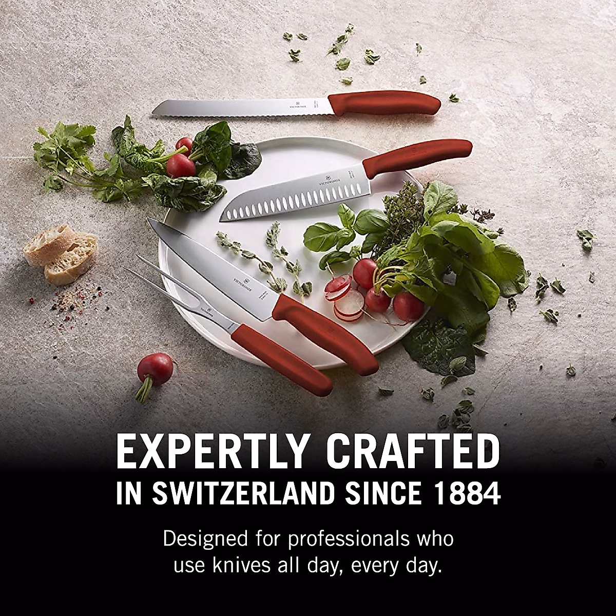 Victorinox 6.8631.21B Swiss Classic Bread Knife Red 8.25 inch