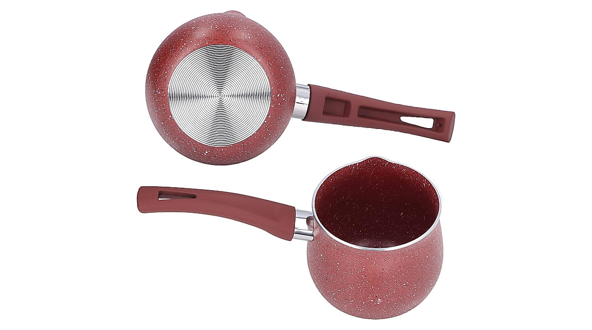 Mini Butter Warmer Pan - Small Non-Stick Sauce Pan with Pour Spout