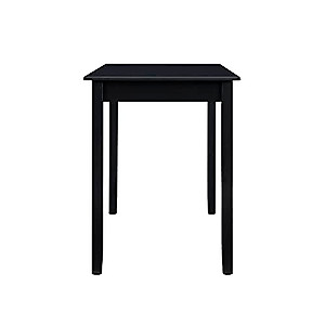Linon Dark Charcoal Wooden Tavern Carter Table, Counter Pub Height