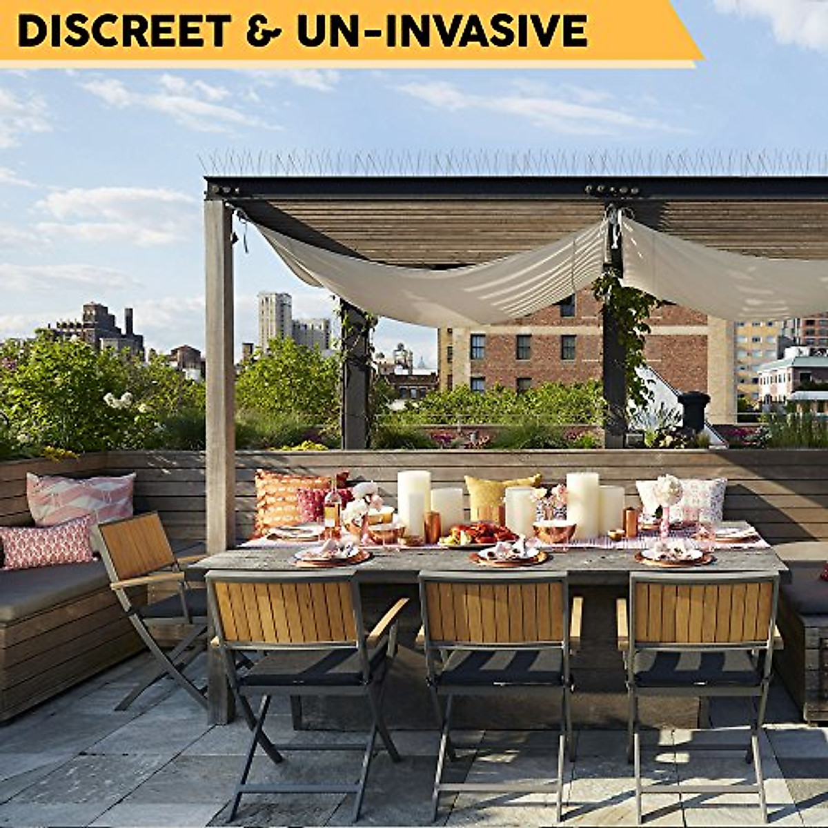 Defender | Pro Wide Stainless Steel | 4 Feet | Self-Assembly Kit | Info Guide