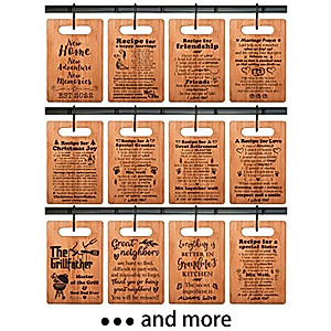 MY-ALVVAYS Grandma Gifts from Grandchildren, NaNa gifts, Grandmother Gifts, Recipe Cutting Board Gift, 7"x11", Double-Sided Use -051