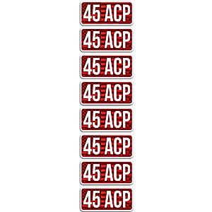 MTM Ammo Caliber Labels-45 ACP (8-Pack)