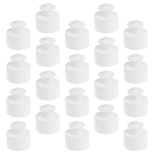 SEWACC 20Pcs Push Pull Caps for Bottles 28 mm Plastic Water Bottle Cap Sport Bottle Lid Replacement Caps for Camping Sports Drinking Bottles