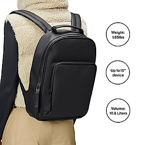 RAINS Book Daypack (Black)