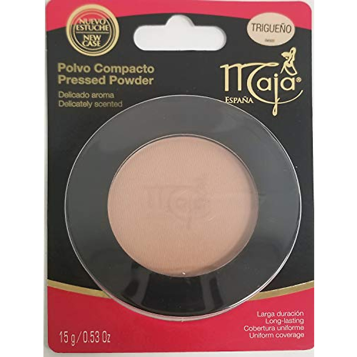 Maja Cream Powder Trigueno .53 Oz. With Mirror-Polvo Crema Compacto Con Espejo