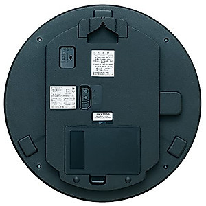 Seiko Clock KX203B Wall Clock, Automatic Light, Radio, Analog, Visible Even at Night, Brown, Metallic