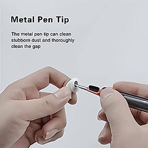 Paiholy Cleaner Kit for Airpods Pro 1 2 3, Multifunction Bluetooth Earbuds Cleaning Pen with Soft Brush, 3 in 1 Cleaning Tools for Airpods Case/Bluetooth Earphones Case/Keyboard/Phones, Black