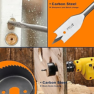 Carbide Drill Bit Set and Allen Wrench Hex Drill Bits Tool Kit Organizer for Cordless Drill Impact Drive Masonry Drill Bit Set (246PCS)