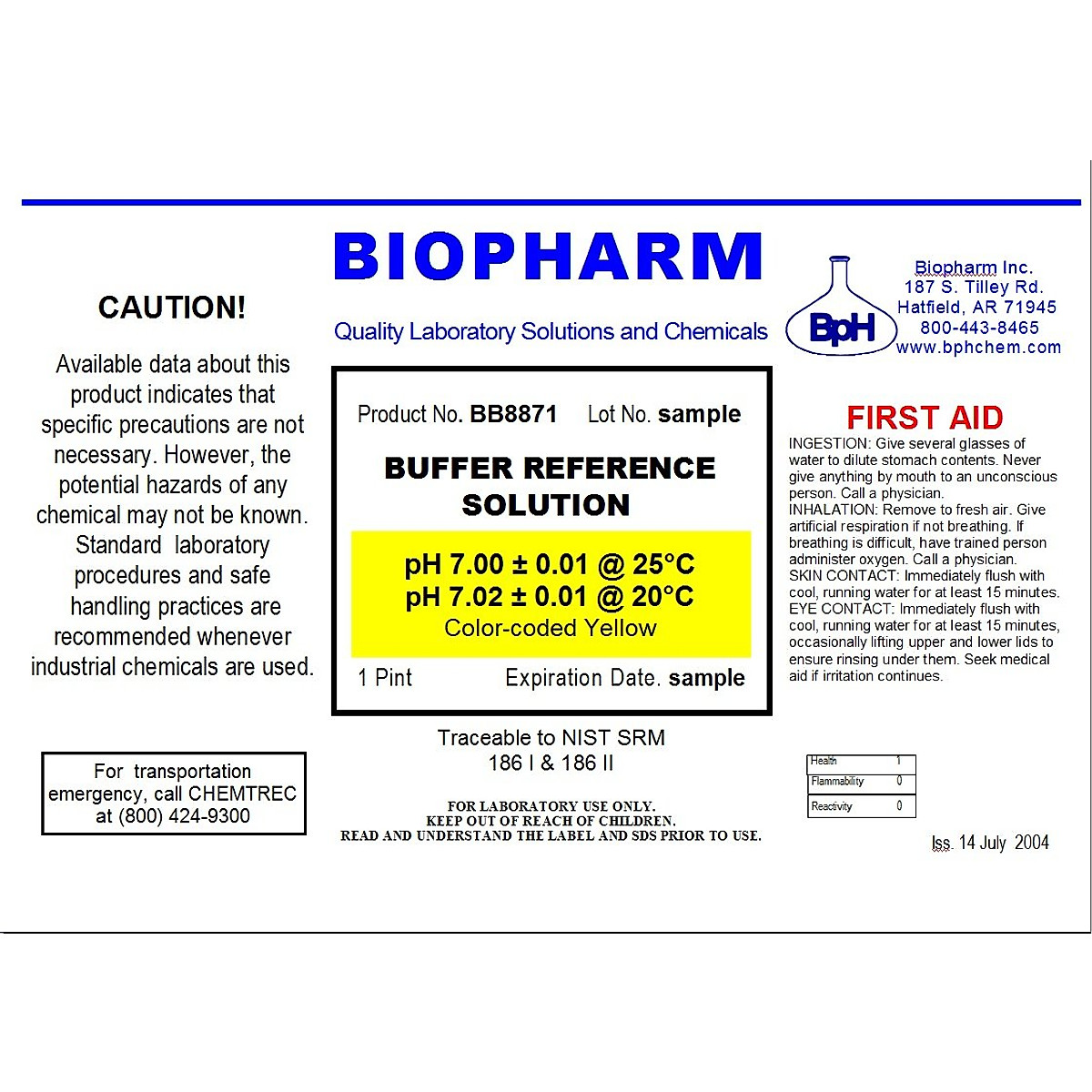 pH Buffer Calibration Kit 2-Pack: pH 7.00 Buffer and Electrode Storage Solution — 500 ml (1.06 Pint) Each — NIST Traceable Reference Standard for All pH Meters
