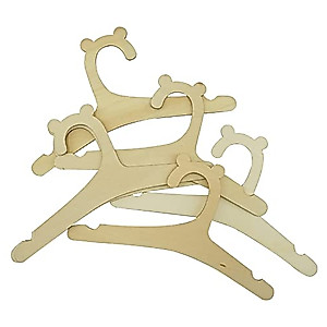 Newborn Environmentally Wooden Hanger for Baby Clothes ,Baby Children Wooden Hangers for Clothes Hangers - 20 Pcs Set (9 inches)