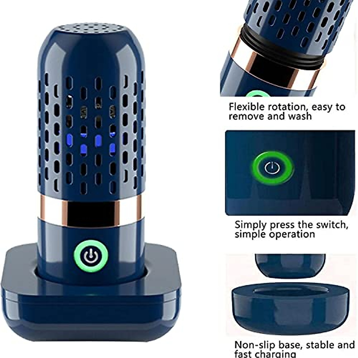 Fruit And Vegetable Washing Machine, 4400mah USB Wireless Charging Food Purifier, Portable Food Purifier, Capsule Washing Machine, Washing Fruits, Vegetables, Meat