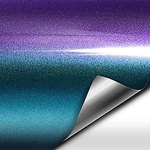 VViViD+ Gloss Metallic Chameleon Blue to Purple Color-Shift (1ft x 5ft) with Air Release