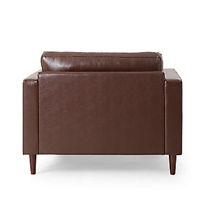 Christopher Knight Home Malinta Club Chair, Dark Brown + Espresso