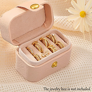 16 Pcs Clip on Earrings for Women Non Piercing, Ear Cuffs Adjustable Fake Clip On Earrings Set for Gift