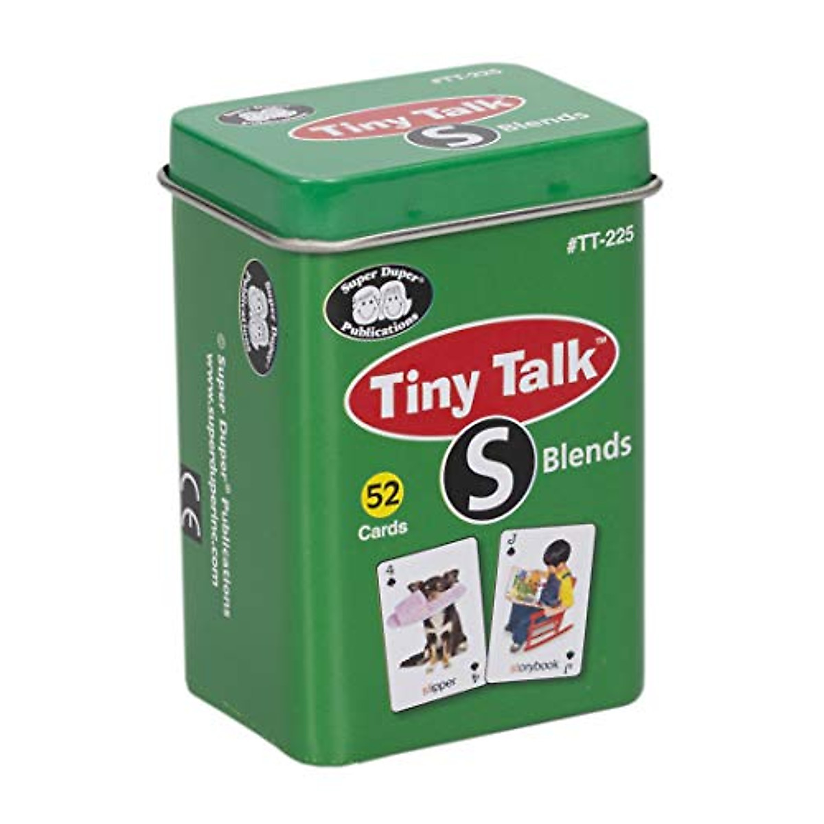Super Duper Publications | Tiny Talk Articulation and Language S Blends Sound Photo Flash Cards | Educational Resource for Children