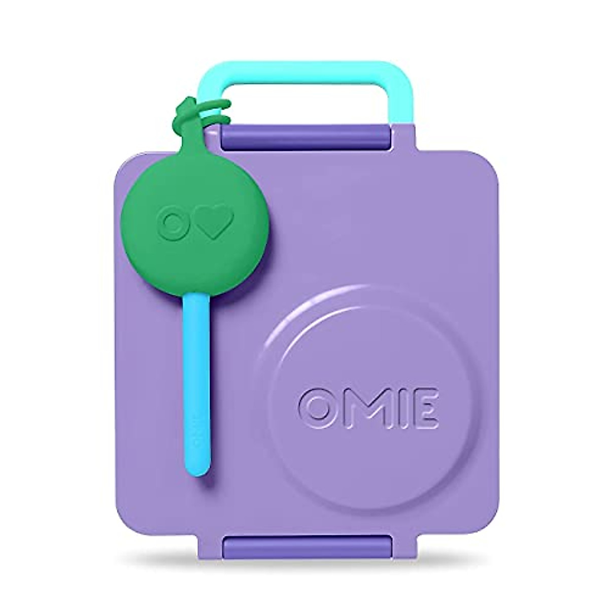 OmieBox Bento Box for Kids Insulated Bento Lunch Box with Leak Proof Thermos Food Jar, 3 Compartments + Mint Green Utensil Set with Case