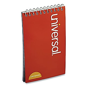 Universal 3x5-Inch Narrow Ruled Wirebound Memo Book, 12 per Box (UNV20435-CL)