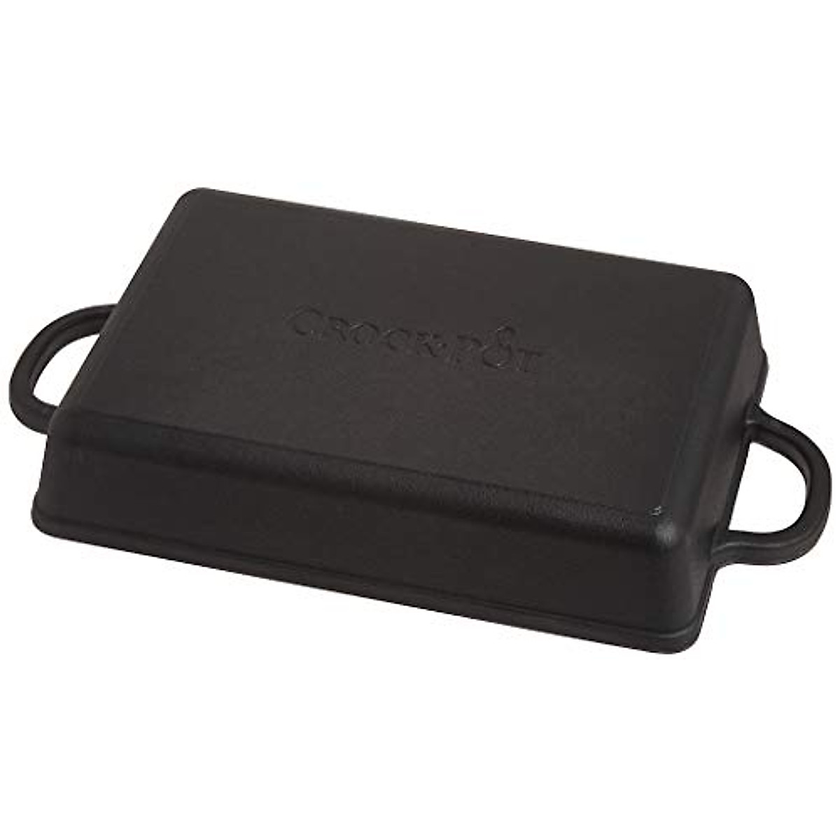 Crock Pot Artisan 13 Inch Preseasoned Cast Iron Rectangular Lasagna Pan