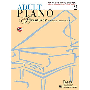 Adult Piano Adventures All-in-One Piano Course Book 2 Book/Online Audio