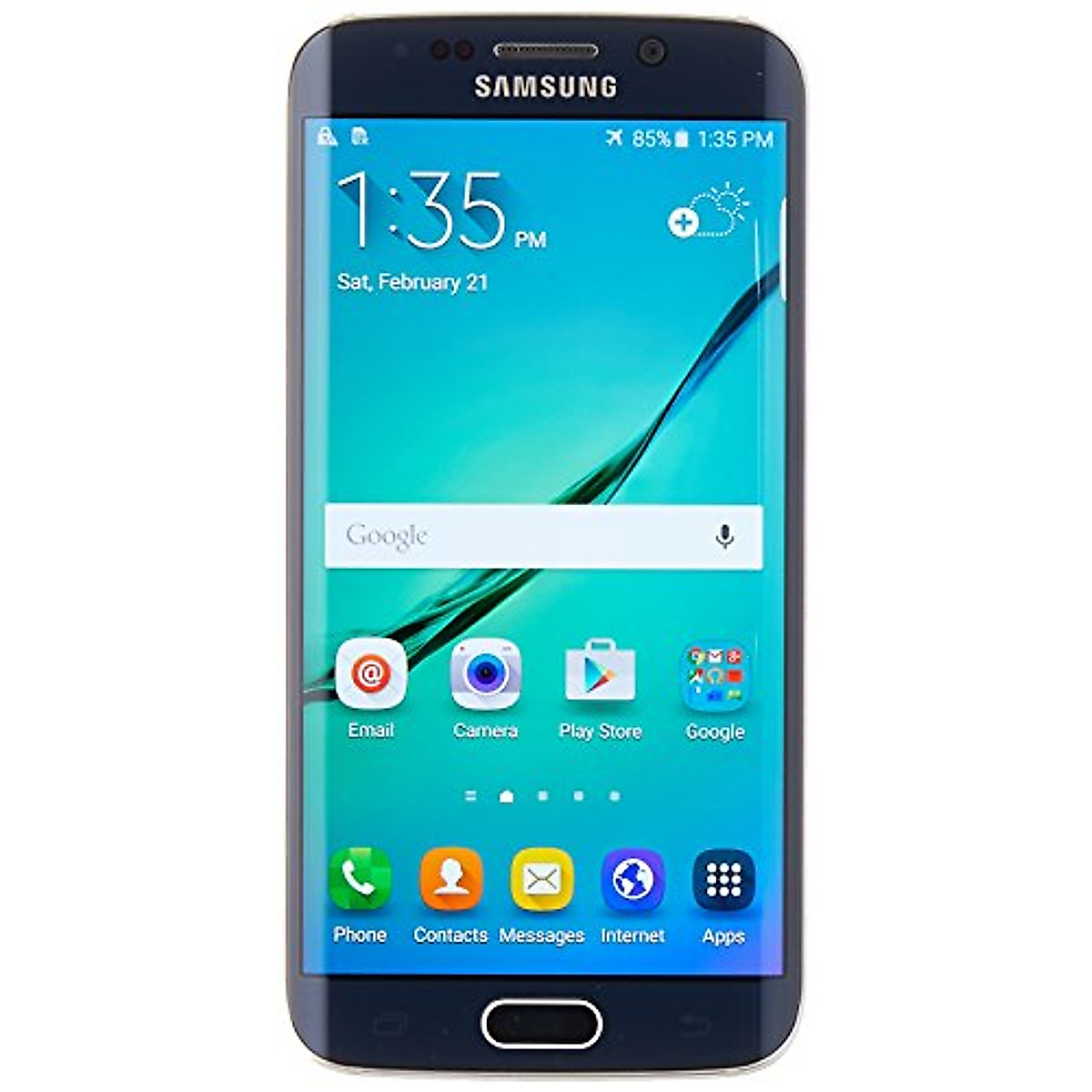 Samsung Galaxy S6 Edge G925a 64GB Unlocked GSM 4G LTE Octa-Core Smartphone w/ 16MP Camera - Black Sapphire