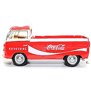 1:43 Scale 1962 Volkswagen T1 Pickup Red/White