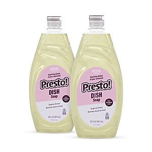 Amazon Brand – Presto! Dish Soap, Lavender Scent, 30 fl oz, Pack of 2