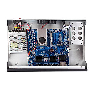 HUNSN 1U Rackmount Firewall, OPNsense, VPN, Network Security Appliance, Router PC, I7 2620M 2640M, HUNSN RS07, AES-NI, 8 x Intel LAN, 2 x Optical SFP, 8G RAM, 128G SSD