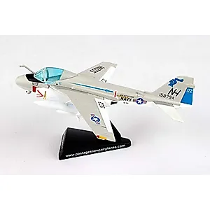 Daron Worldwide Trading Postage Stamp A-6 Intruder Va-52 Knightriders 1/14 Airplane Model