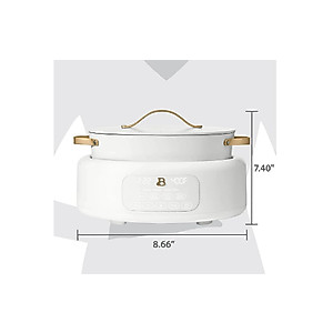 Beautiful 10-in-1 6qt Electric Multi-Cooker by Drew Barrymore 7 Preset Functions, Touch-Activated Digital Display Perfect For Healthy Cooking