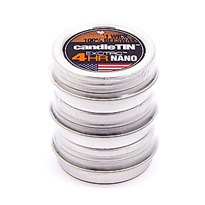 Exotac candleTIN Nano Emergency Beeswax Tealight Candle, Pack of 3