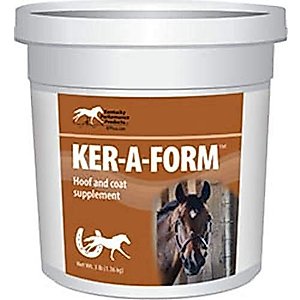Kentucky Performance Prod 044045 Ker-A Form Coat & Hoof Supplement for Horses, 3 lb