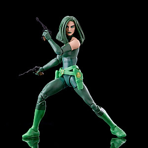 Marvel Legends Series Madame Hydra Comics Action Figure 6-Inch Collectible Toy, 4 Accessories, 1 Build-A-Figure Part.