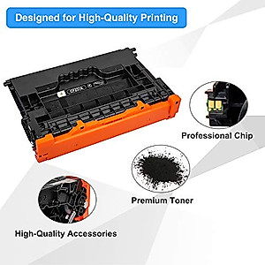 TRUE IMAGE Compatible Toner Cartridge Replacement for HP 37A CF237A CF237X Work for Enterprise M607n M608dn M608n M609 M607dn M608x M609x MFP M631 M631h M632 M633fh Printer (Black, 4Pack)