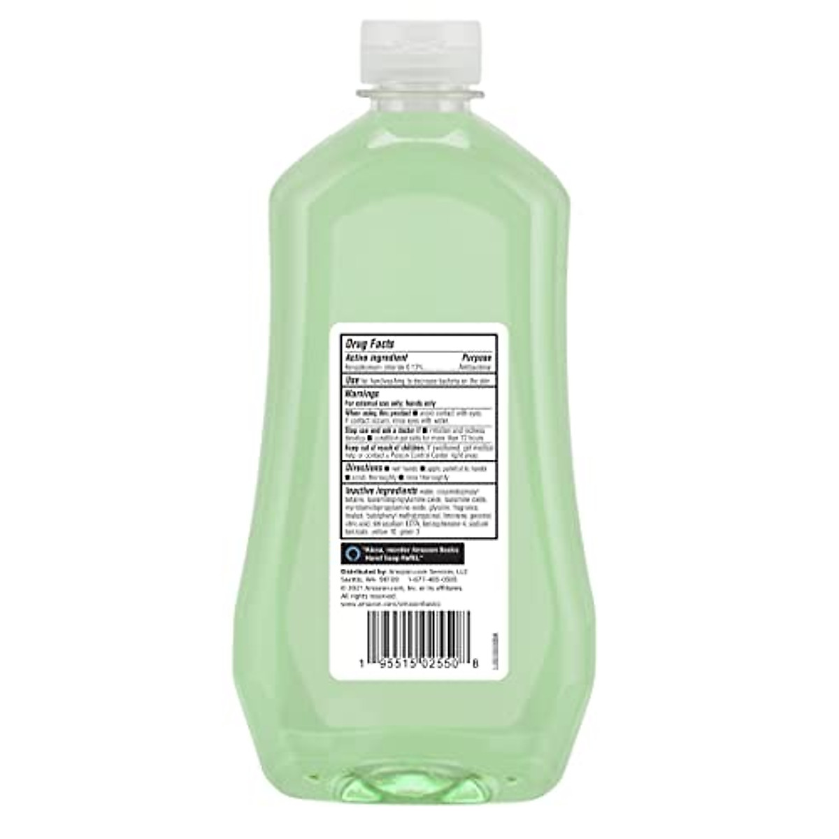 Amazon Basics Foaming Soap Refill, Pear Scent, Triclosan-Free, 32 Fl Oz (Pack of 2) (ONLY Fits Foaming Dispensers)
