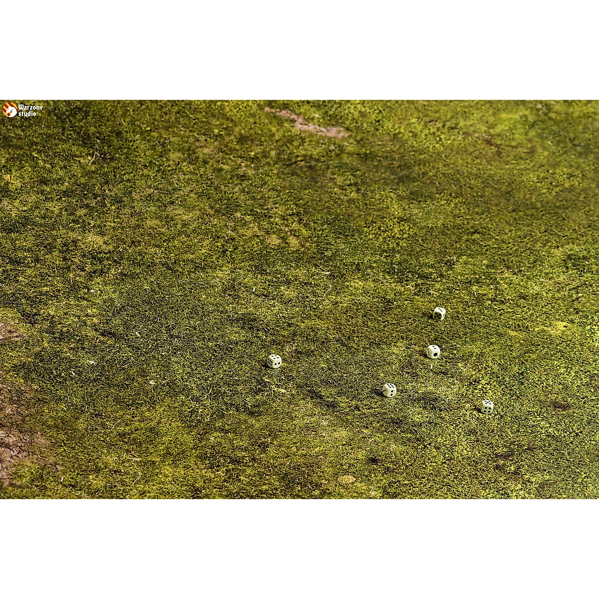 Warzone Studio 6’ x 4’ Double-Sided Rubber Battle Mat: Deserted Heart + Homeland + Bag