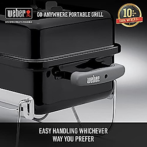 Weber Go-Anywhere Charcoal Grill, Black