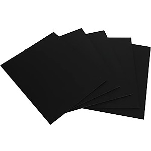 Gredak Black Canvases for Painting, 8x10 Inch 12-Pack Blank Black Canvas, 100% Cotton Canvas Panels, Paint Supplies for Adult, Perfect Art Supplies for Acrylics and Oil Paints