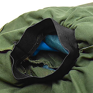 Eyourlife Sand Blasting Hood Cap, Shawl Cap Sandblaster Mask Anti Wind/Sandblaster Tools Dust Protective Face Mask, Canvas (Green)